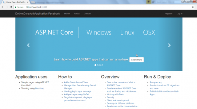 ASP.NET Core 2.0 Application Authentication using Facebook - Take This Course