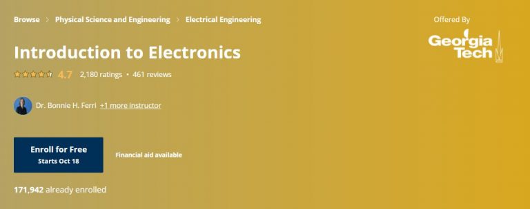 14 Free Best Electronics Courses & Training Classes 2024