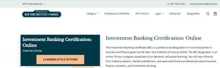 10 Best Investment Banking Courses 2024