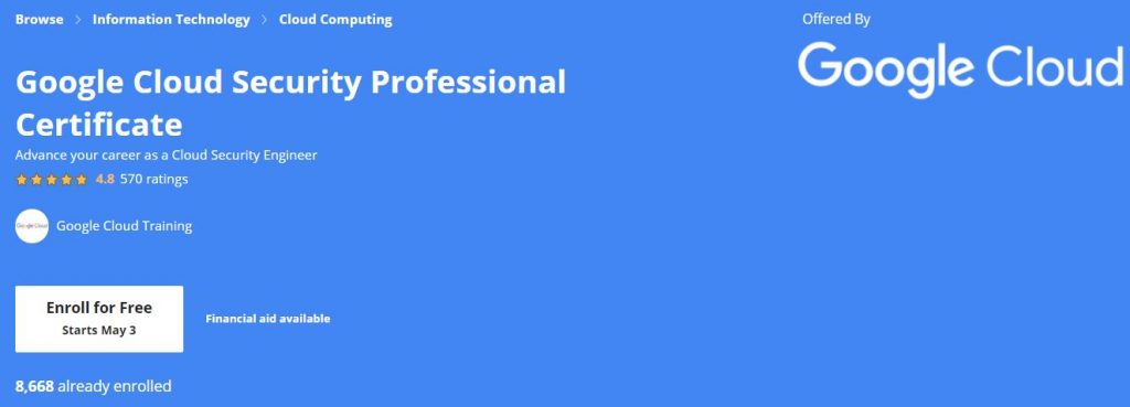 15 Free + Best Google Cloud Certification & Training Courses
