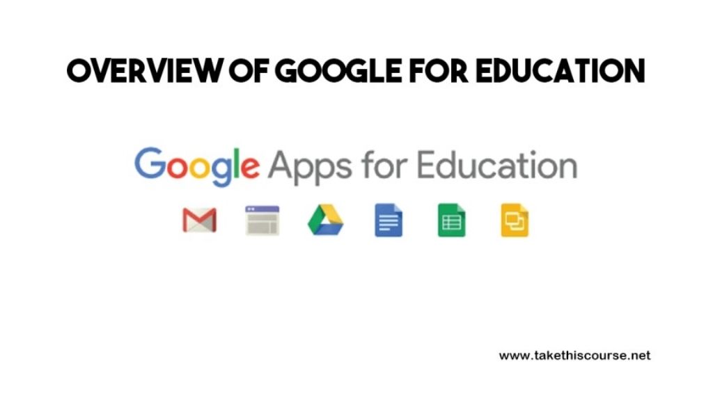 Overview of Google for Education - Take This Course