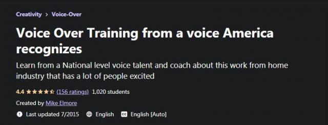 Voice Over Training | 18 Best Free & Paid Voice Over Training Courses ...