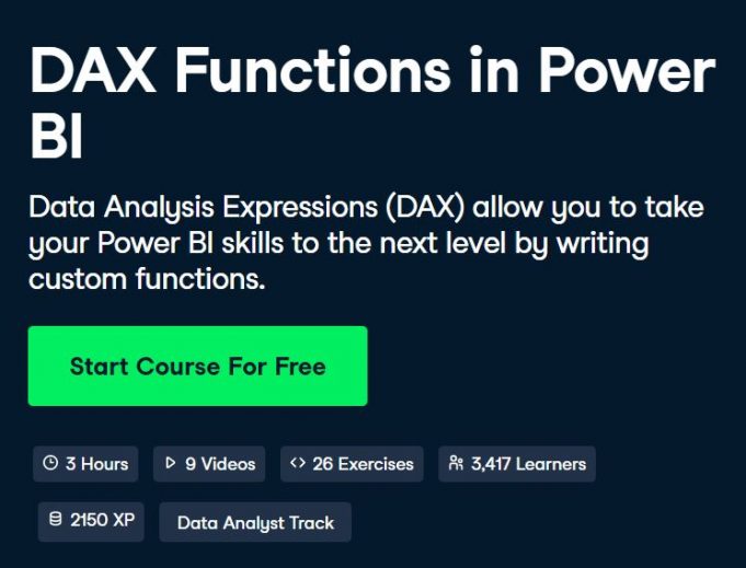 13 Best + Free DAX Courses & Training Classes 2025 - Take This Course