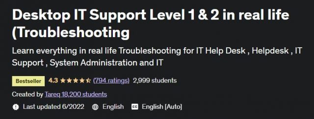 12 Best + Free IT Support & Help Desk Courses & Certification 2025 ...