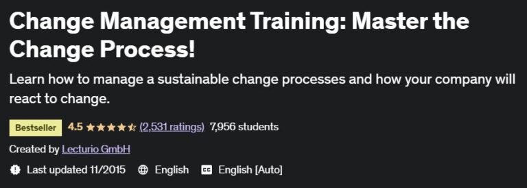 15 Best + Free Change Management Courses with Certificates - Take This ...