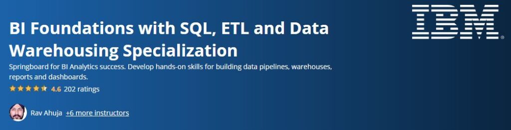 10 Best + Free Data Warehouse Courses - Take This Course