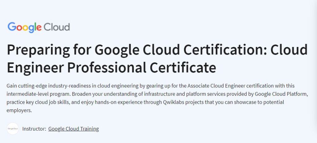 9 Best + Free GCP Associate Cloud Engineer Training Courses