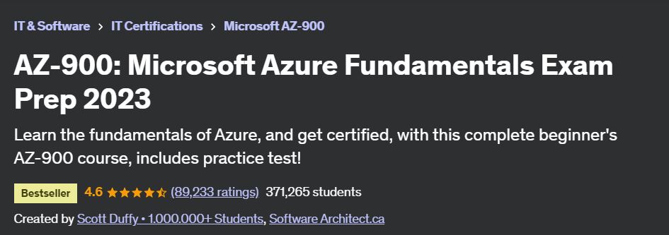 7 Best + Free Microsoft AZ-900 Certification Courses